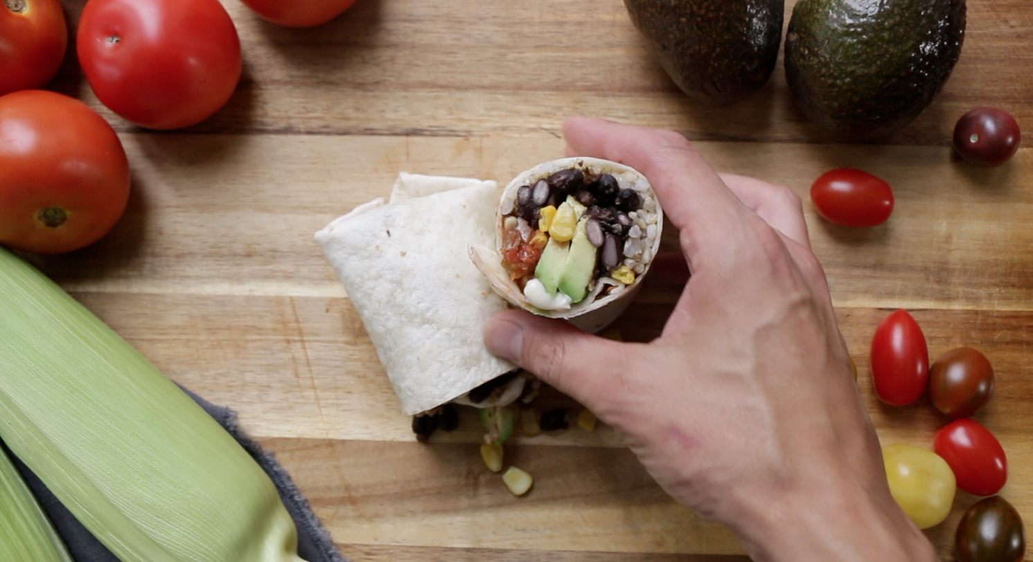 Burritos aux haricots noirs - La cuisine De Jean-Philippe